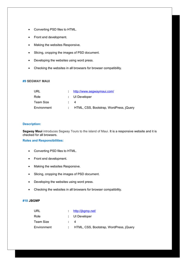 ASHOK KUMAR UI Developer Resume | PDF