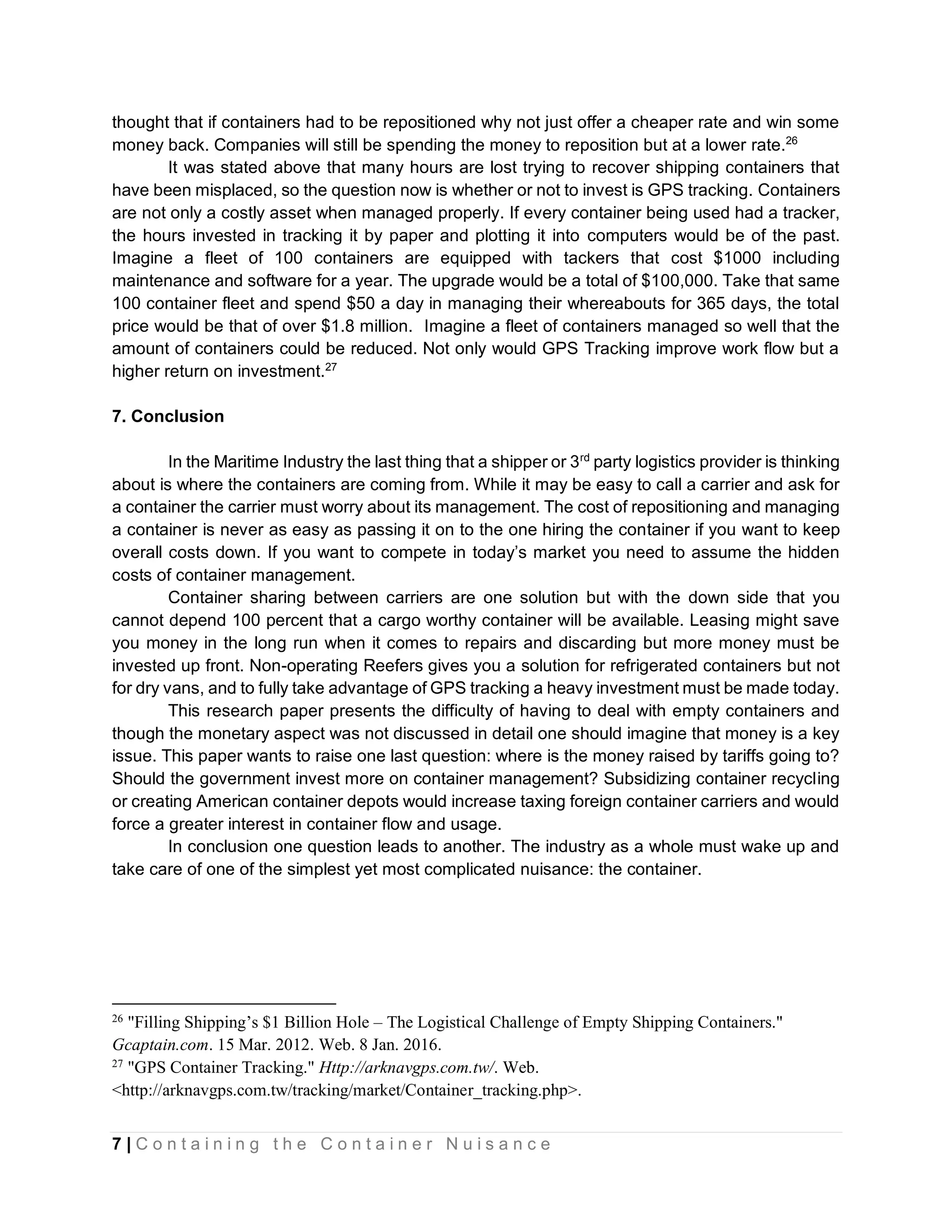 Containing the Container Nuisance | PDF