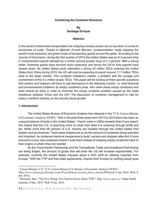 Containing the Container Nuisance | PDF