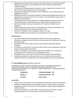 Noel Farias_HR Generalist | PDF