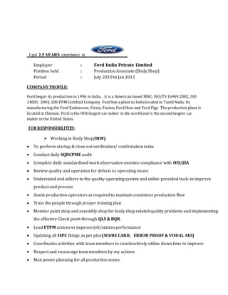 vimalraj Resume | DOCX