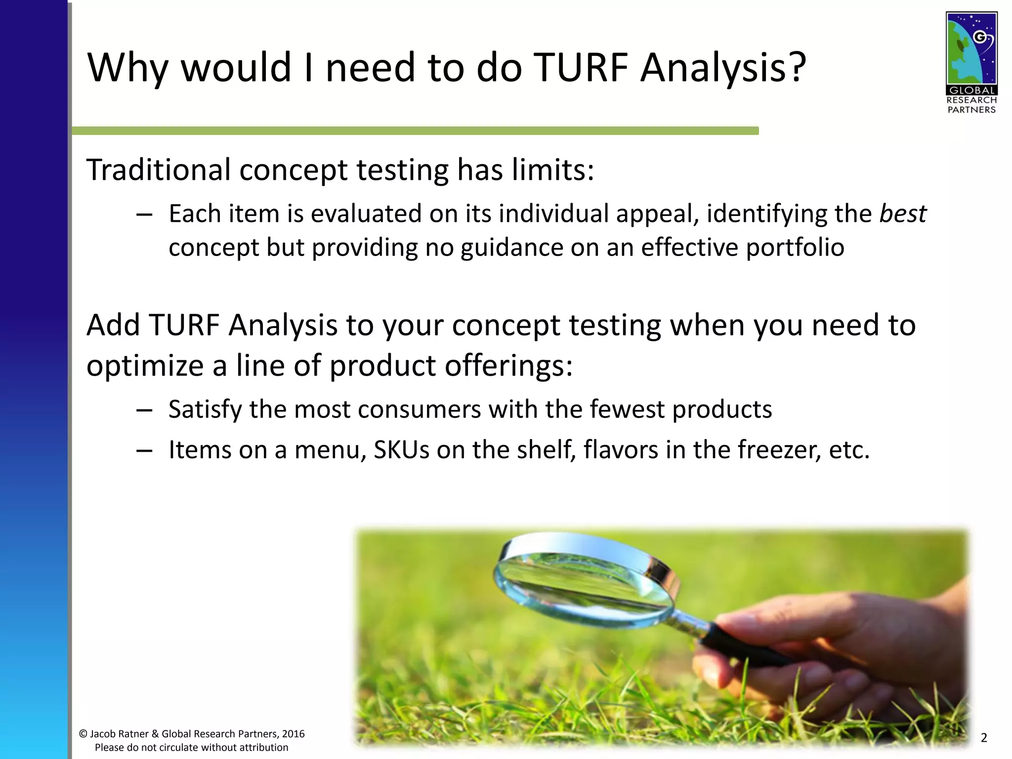 GRP Guide to TURF Analysis May2016 | PDF