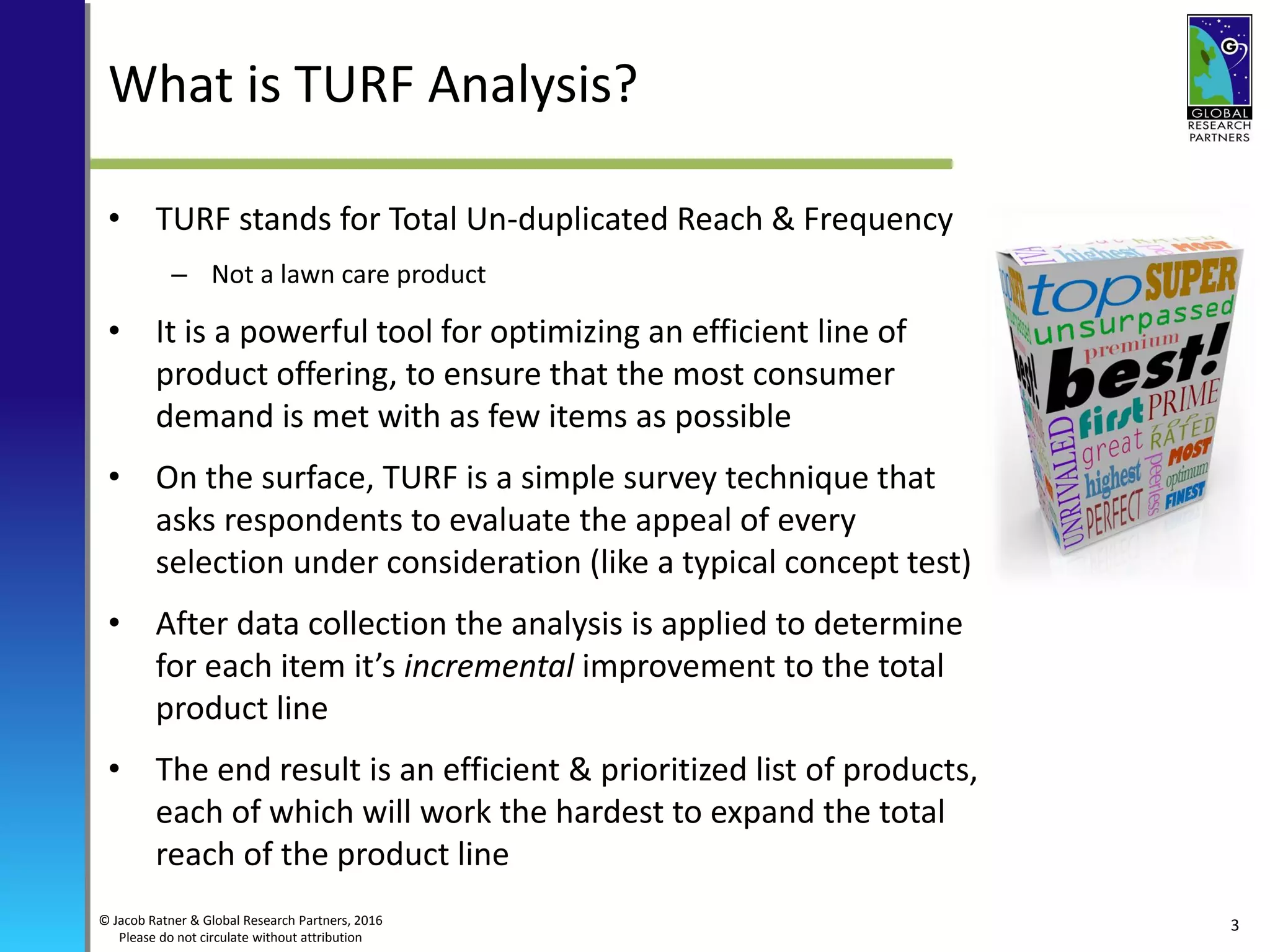 GRP Guide to TURF Analysis May2016 | PDF