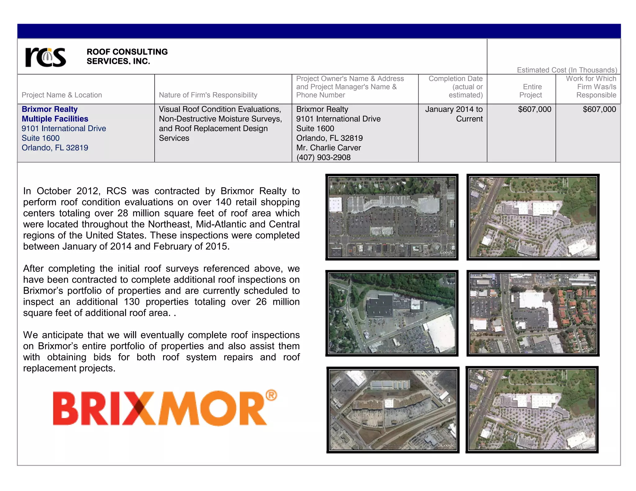 RCS Project Profiles | PPT