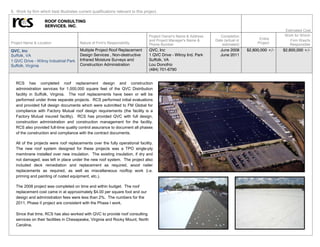 RCS Project Profiles | PPT