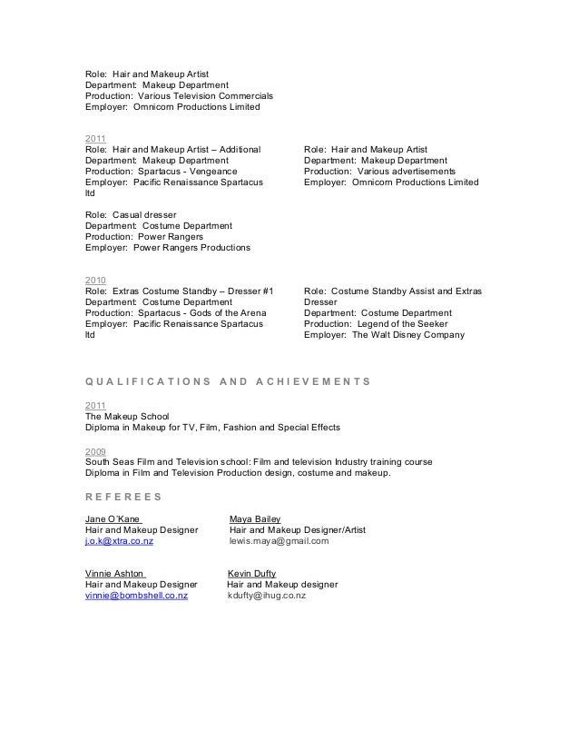 CV of Daisy Faulkner