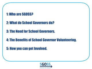 School Governor Volunteering | PPT
