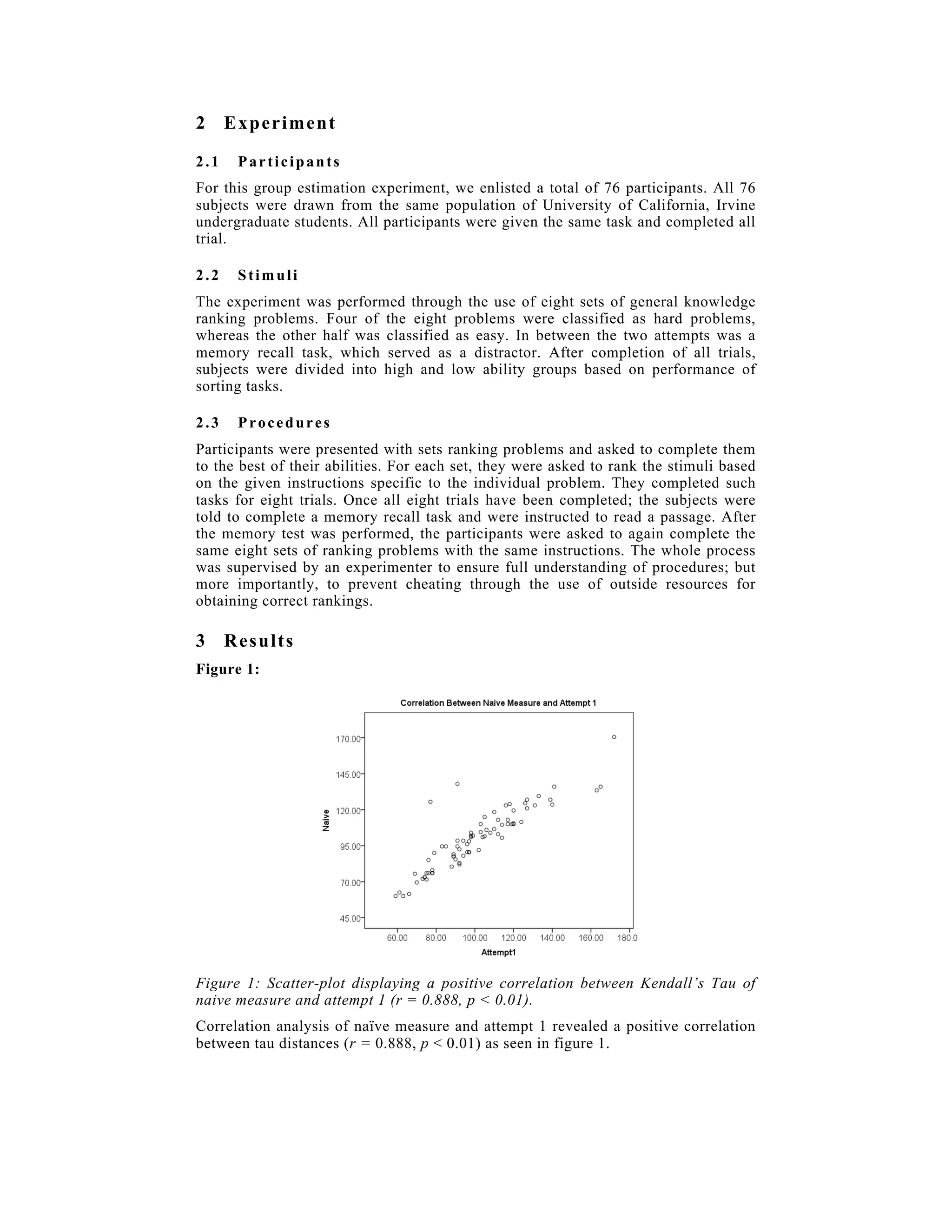 Group Estimation Lab Report | PDF