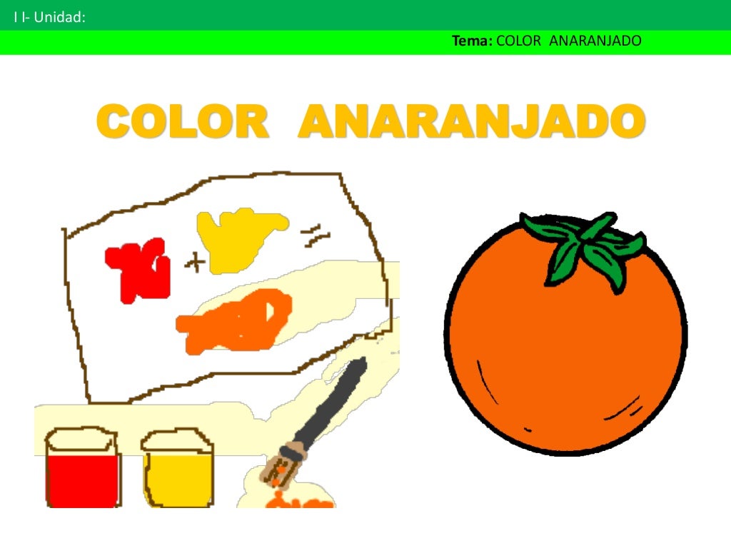 31 color anaranjado