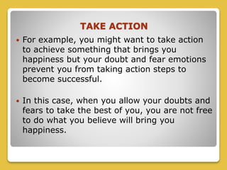 Control your emotions to empower yourself | PPTX