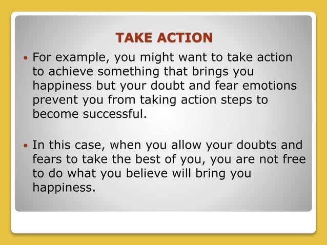 Control your emotions to empower yourself | PPT