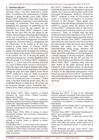 Curricular Contents and Scope of Language Development in Secondary ...