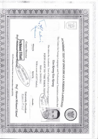 Eisa Certificates | PDF