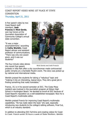 Coast To Coast | PDF