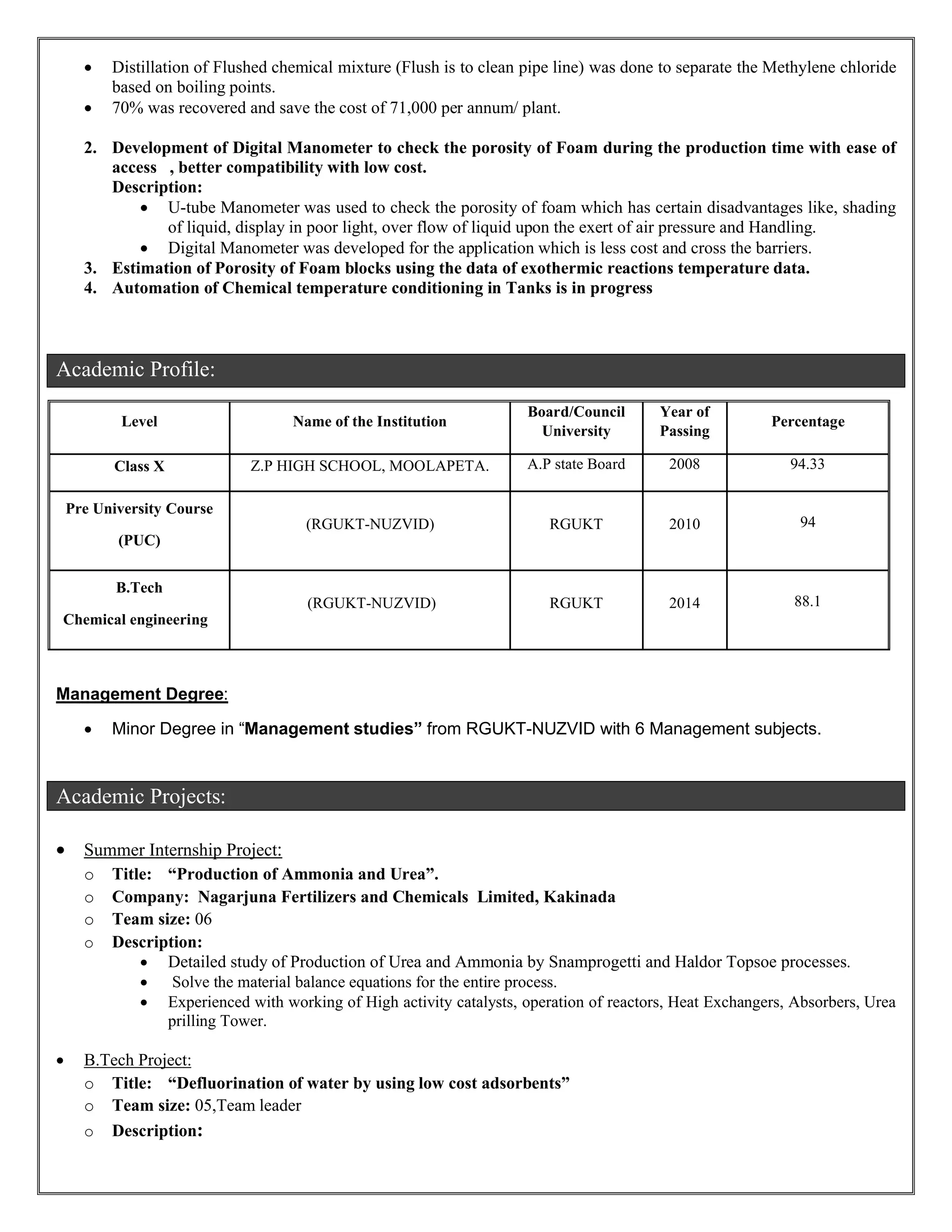 Manikanta -Resume | PDF