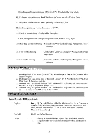 C.V [Updated]DAMMIKA. | DOC | Civil Engineering Industry | Industries