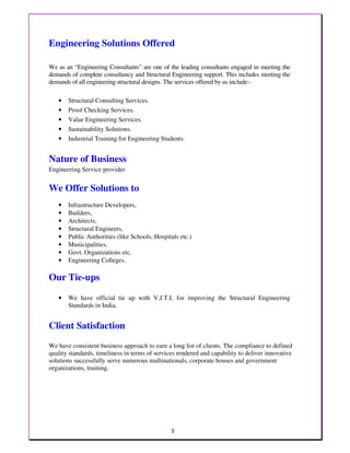 DESTECH - COMPANY PROFILE | PDF | Civil Engineering Industry | Industries