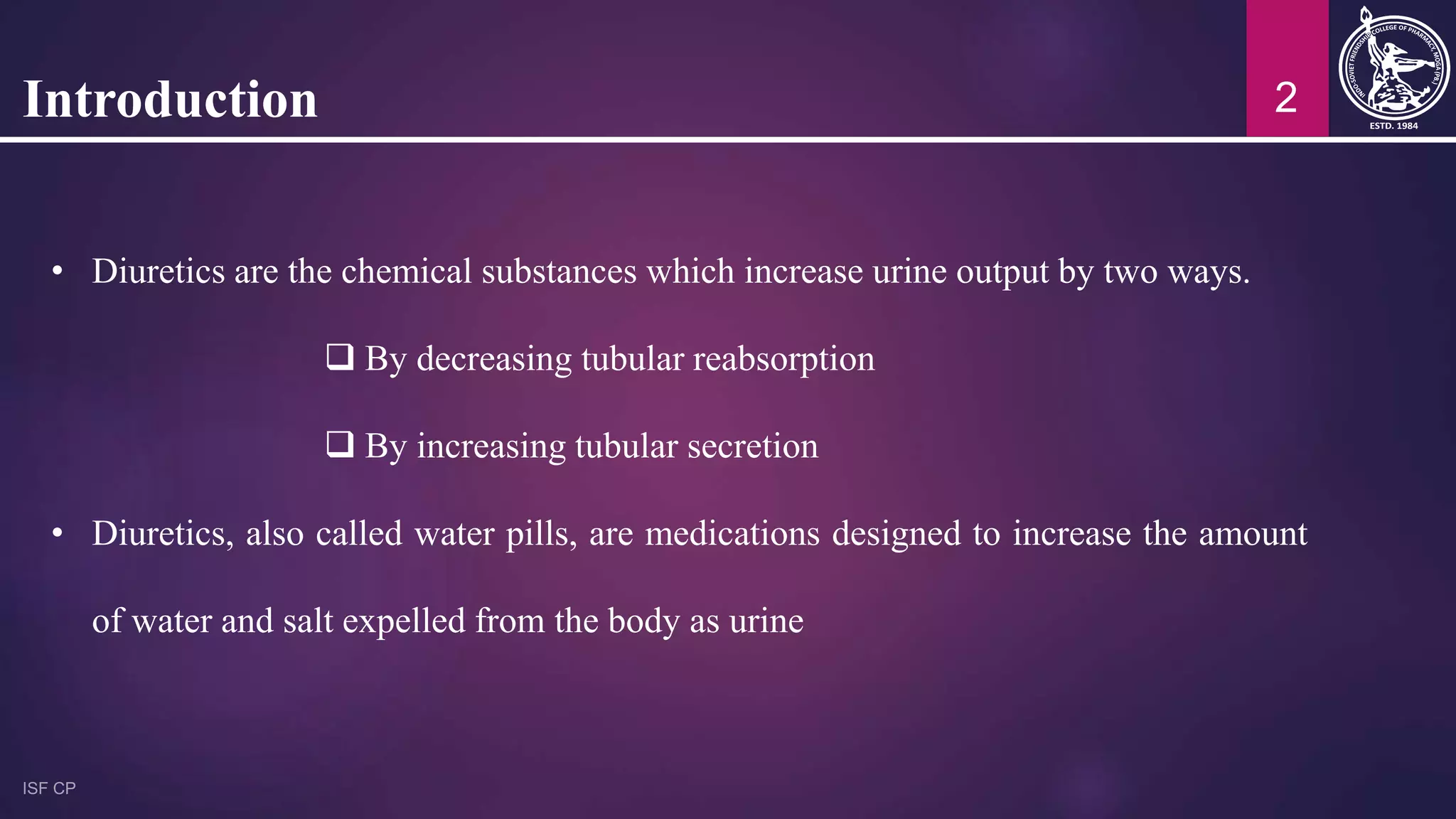 Diuretics and Electrolyte Balance | PPTX