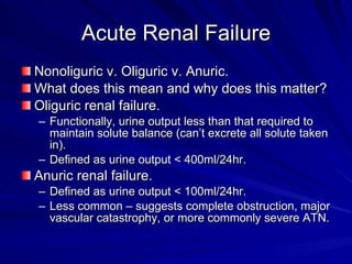 31 derebail acute renal failure | PPT