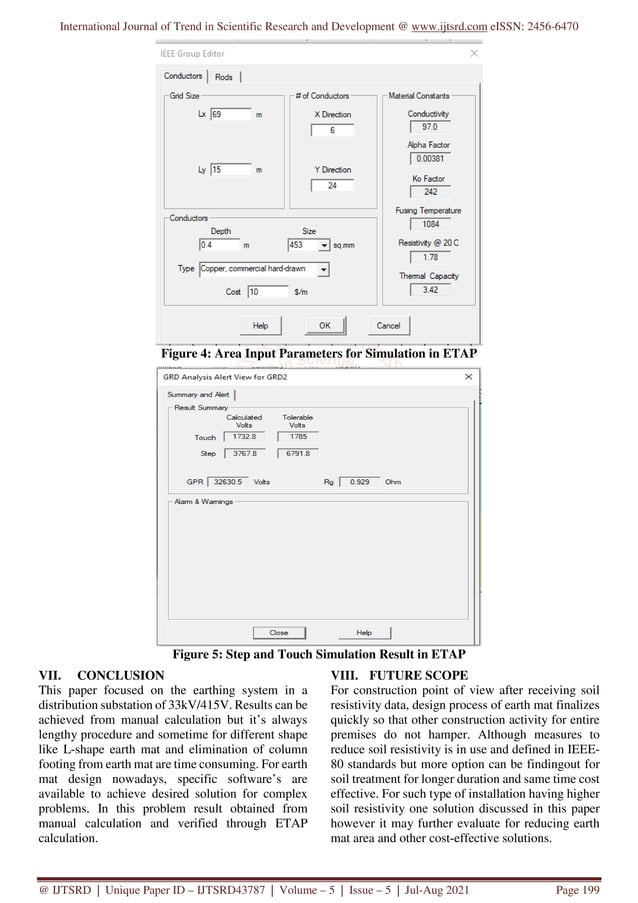 Design of Earthing in Underground Substation using ETAP with ...