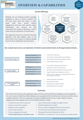 The Smart Cube Overview and Capabilities - Procurement - AK | PDF | Management Consulting ...