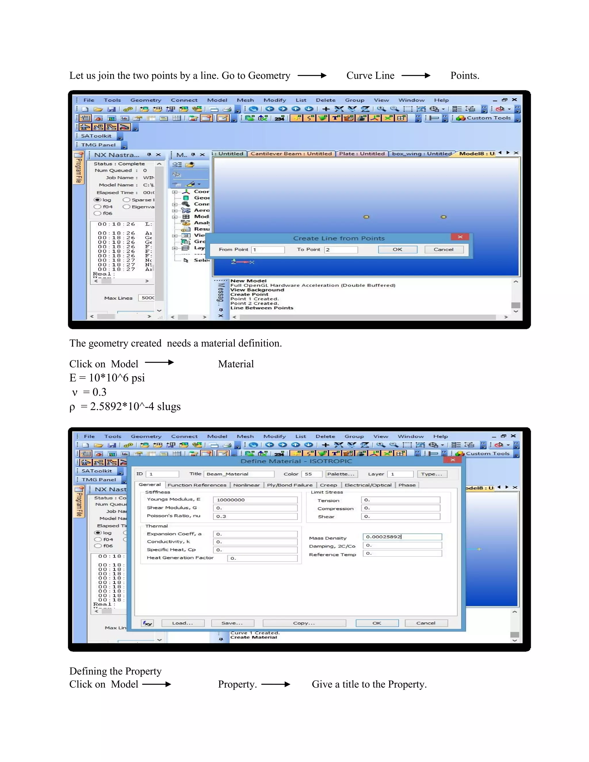 FEMAP TUTORIAL AE410 | PDF