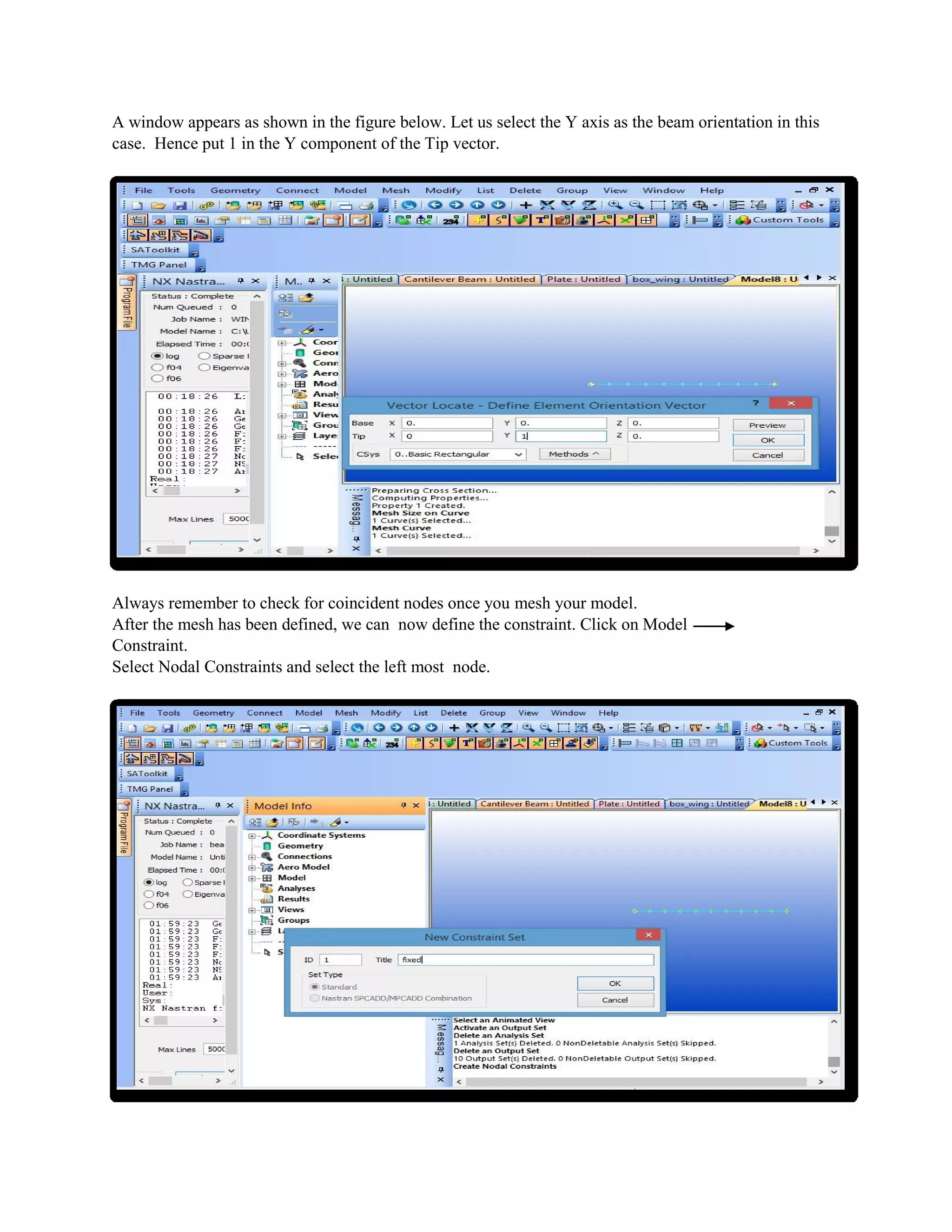 FEMAP TUTORIAL AE410 | PDF