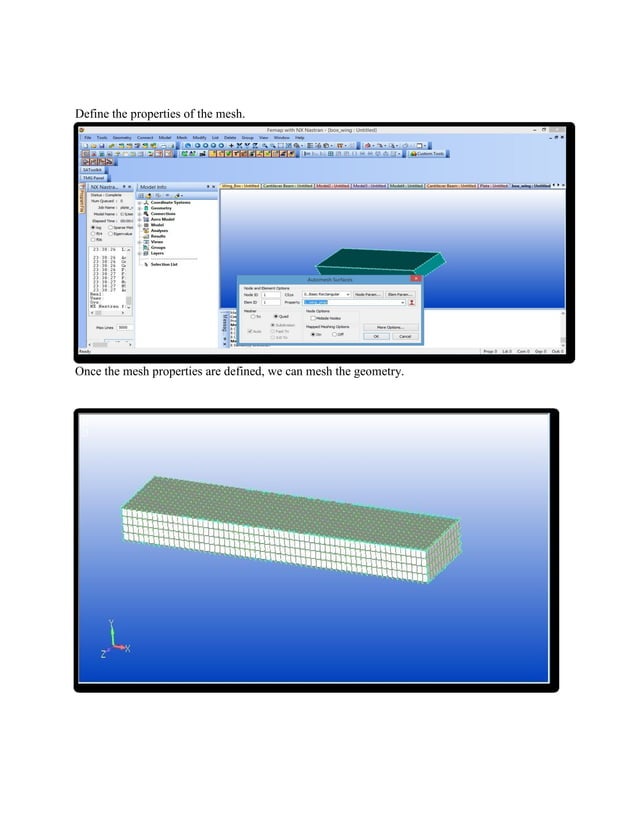 FEMAP TUTORIAL AE410 | PDF