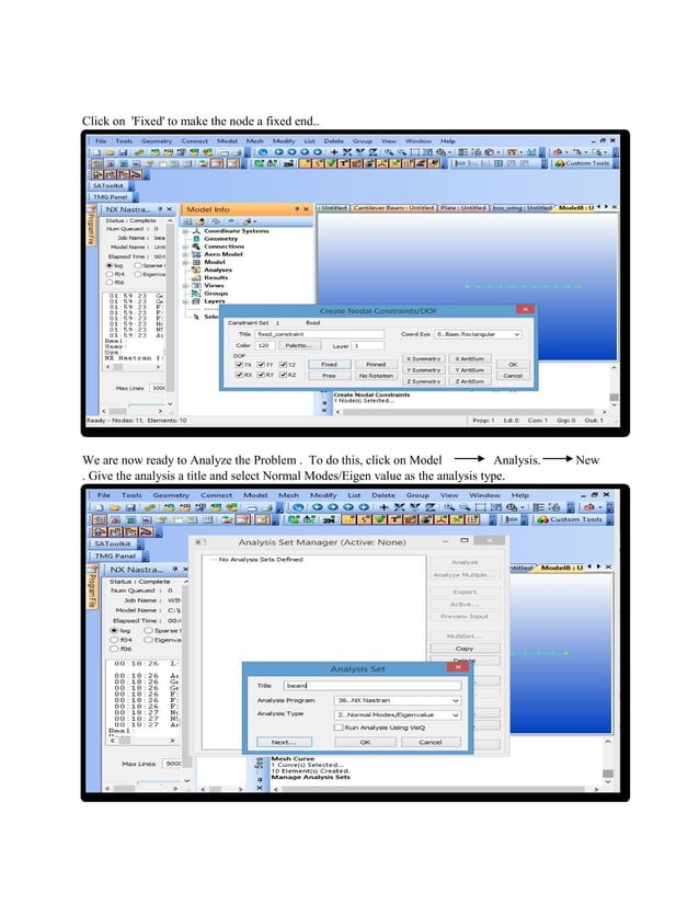 FEMAP TUTORIAL AE410 | PDF
