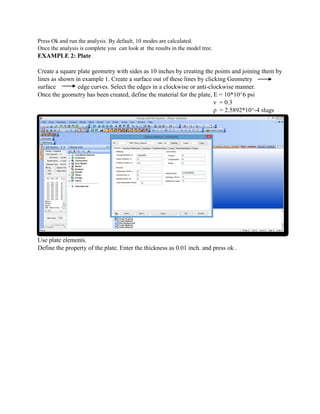 FEMAP TUTORIAL AE410 | PDF
