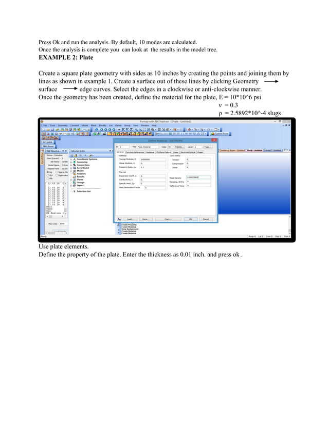 FEMAP TUTORIAL AE410 | PDF