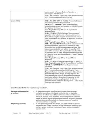 Material Safety Data Sheet | PDF