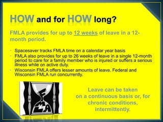 Family Medical Leave Act (FMLA) | PPTX