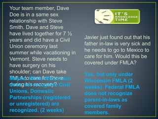 Family Medical Leave Act (FMLA) | PPTX