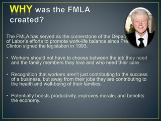 Family Medical Leave Act (FMLA) | PPTX