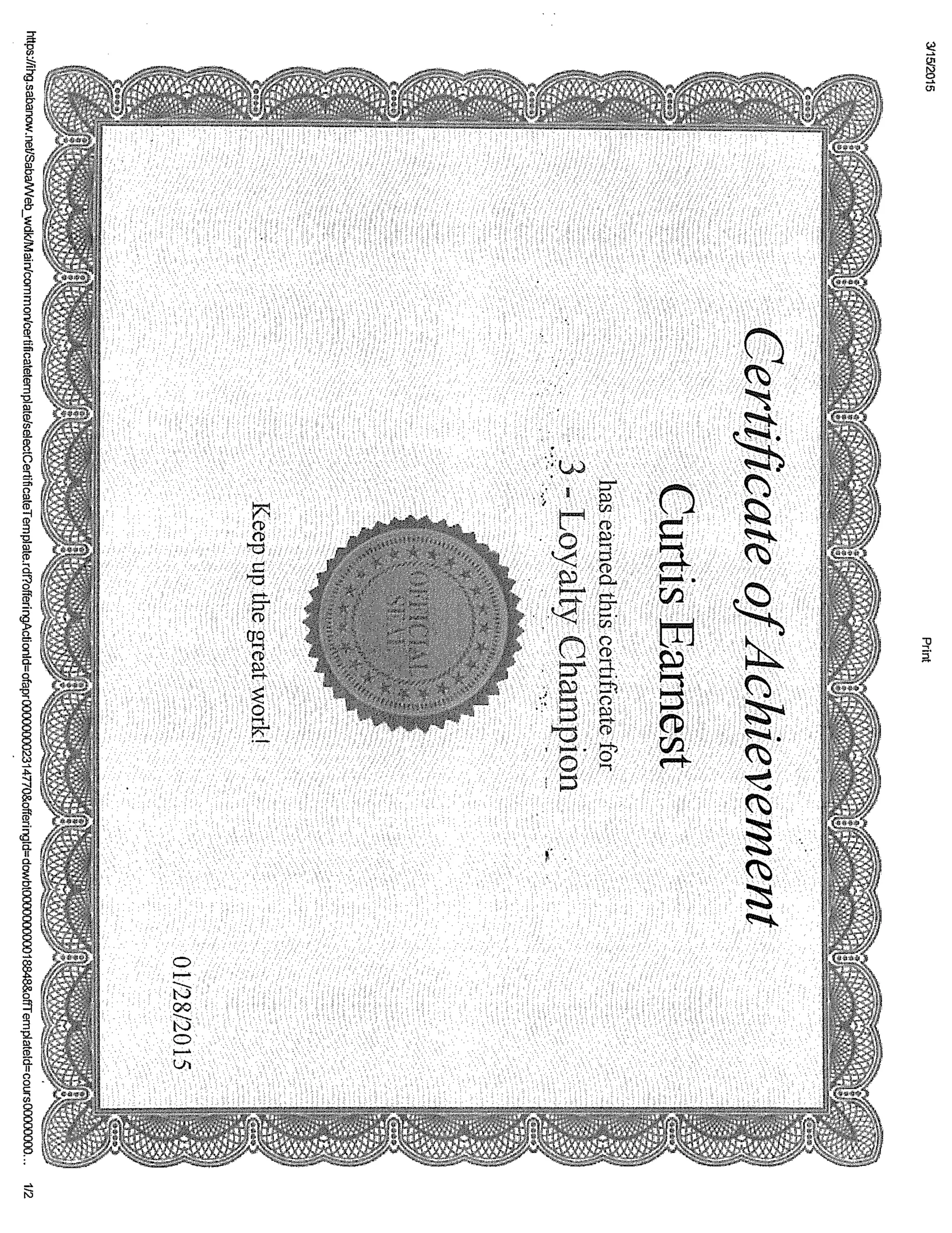 IHG Loyalty Champion Certification | PDF