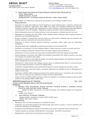 Abdul Basit Resume | DOC