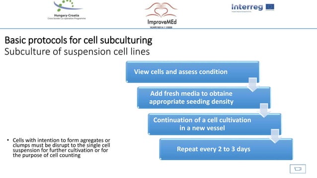 Cell culture basic techniques | PPTX | Biotech and Biomedical Industry ...
