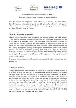 Notes for Cell Culture Basic Techniques | DOCX
