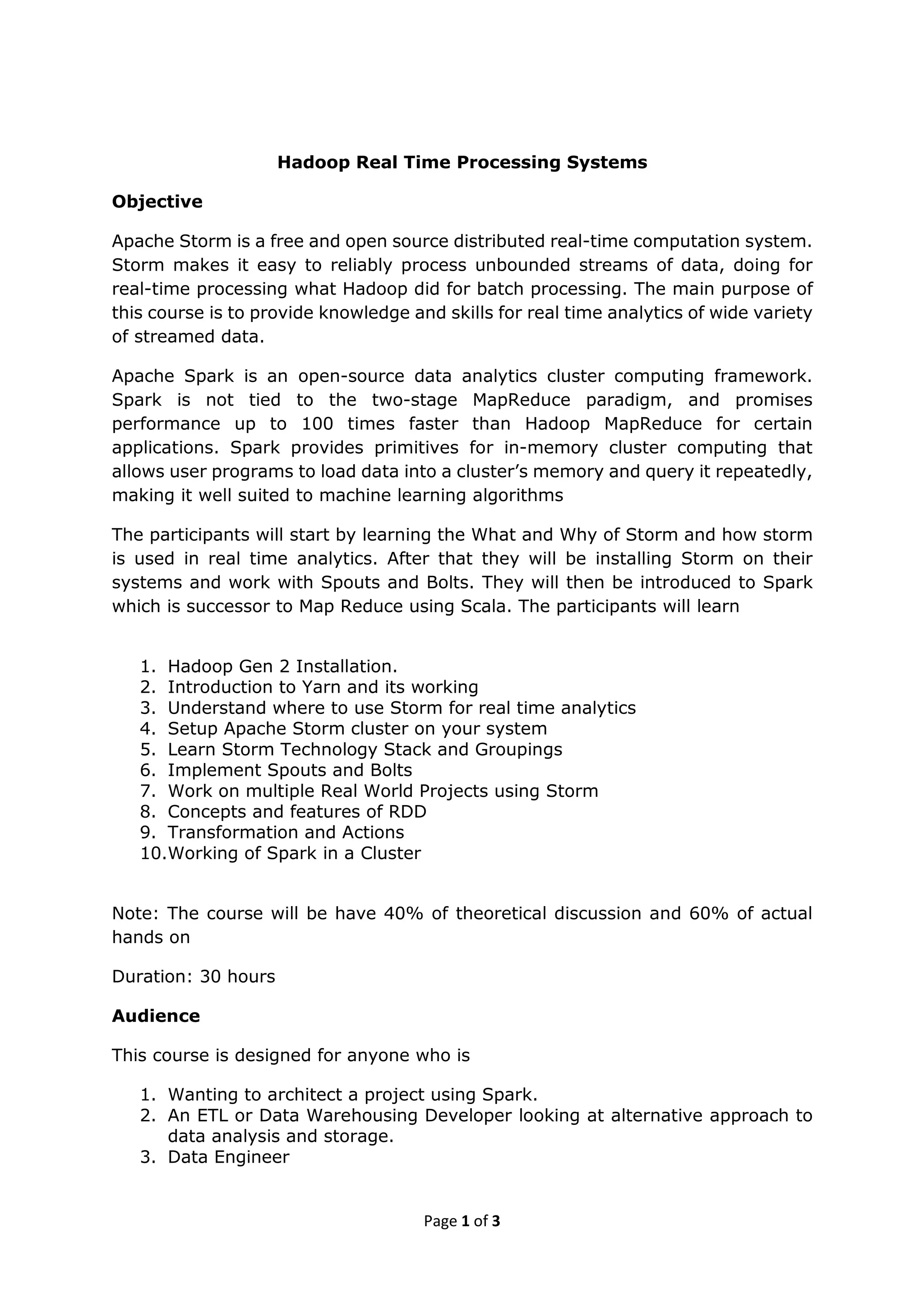 Hadoop_RealTime_Processing_eVenkat | PDF