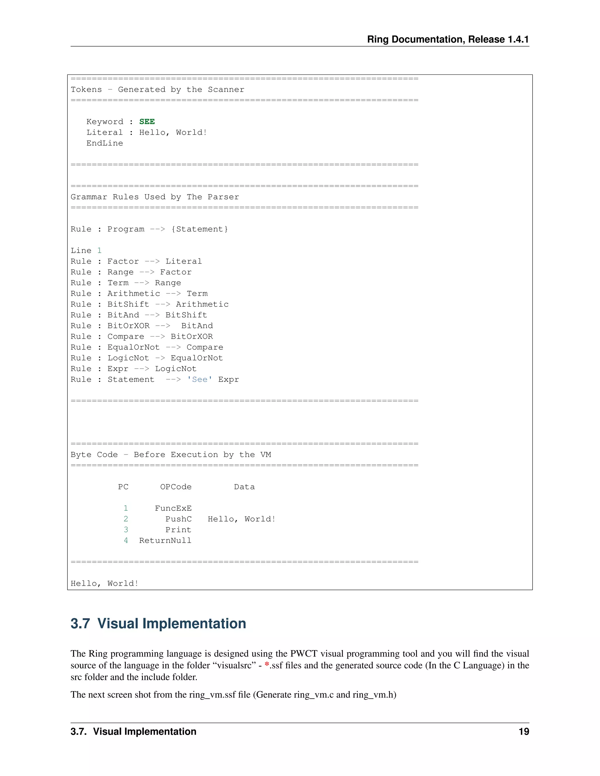 The Ring programming language version 1.4.1 book - Part 2 of 31 | PDF