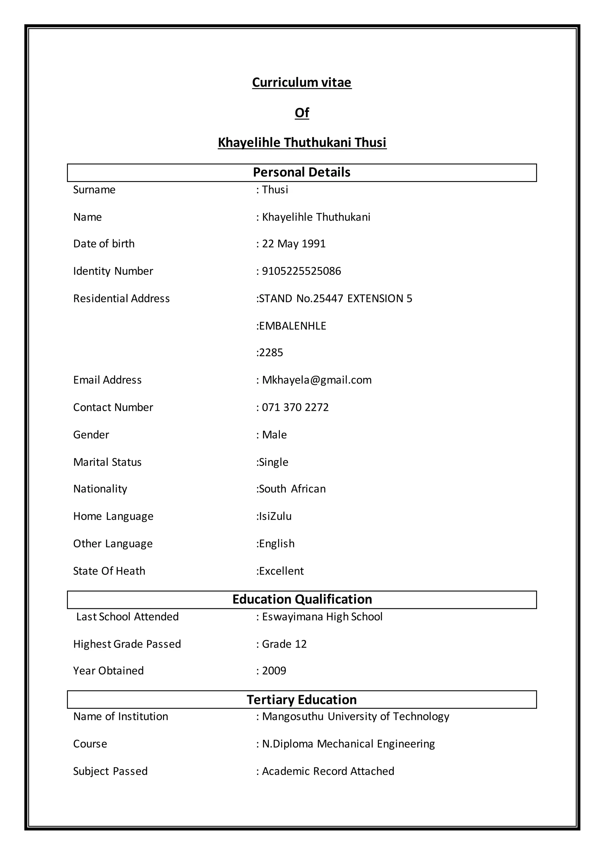 thusi_cv_(1) (1) | DOCX