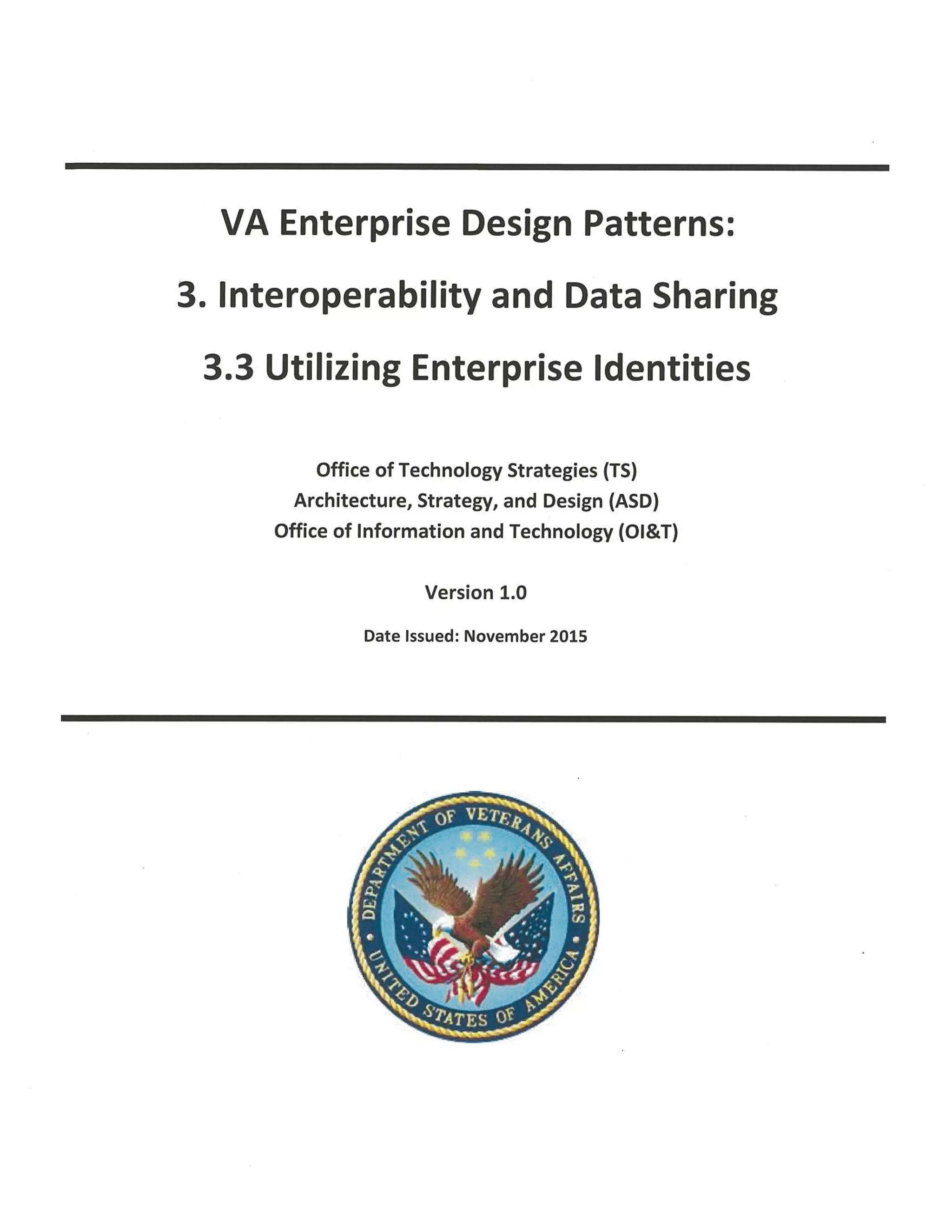 3.3 Utilizing Enterprise Identities Enterprise Design Pattern | PDF