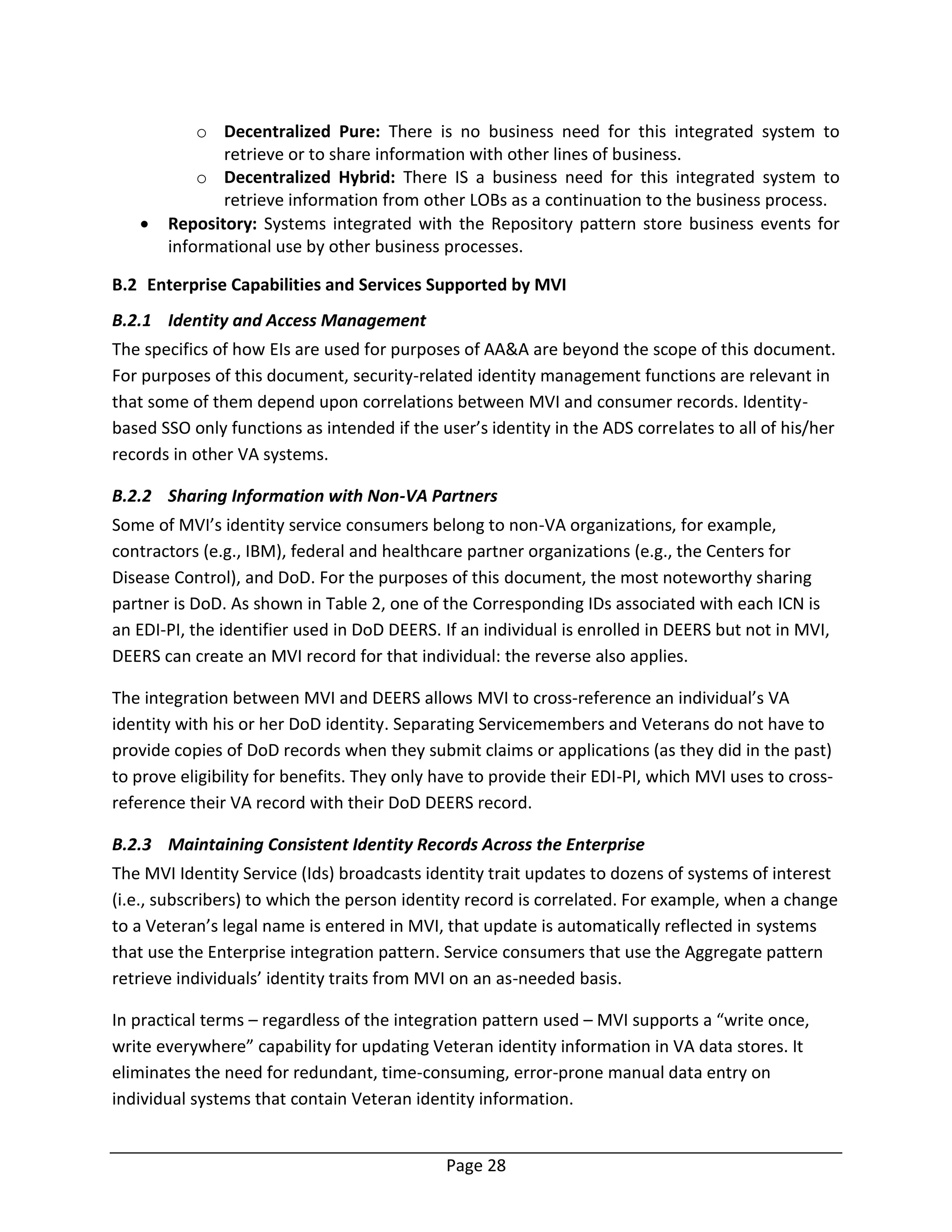 3.3 Utilizing Enterprise Identities Enterprise Design Pattern | PDF