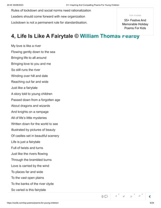 Poems For Young Children | PDF