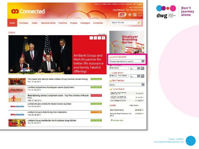 31 intranet homepage design examples, with screenshots | PPTX