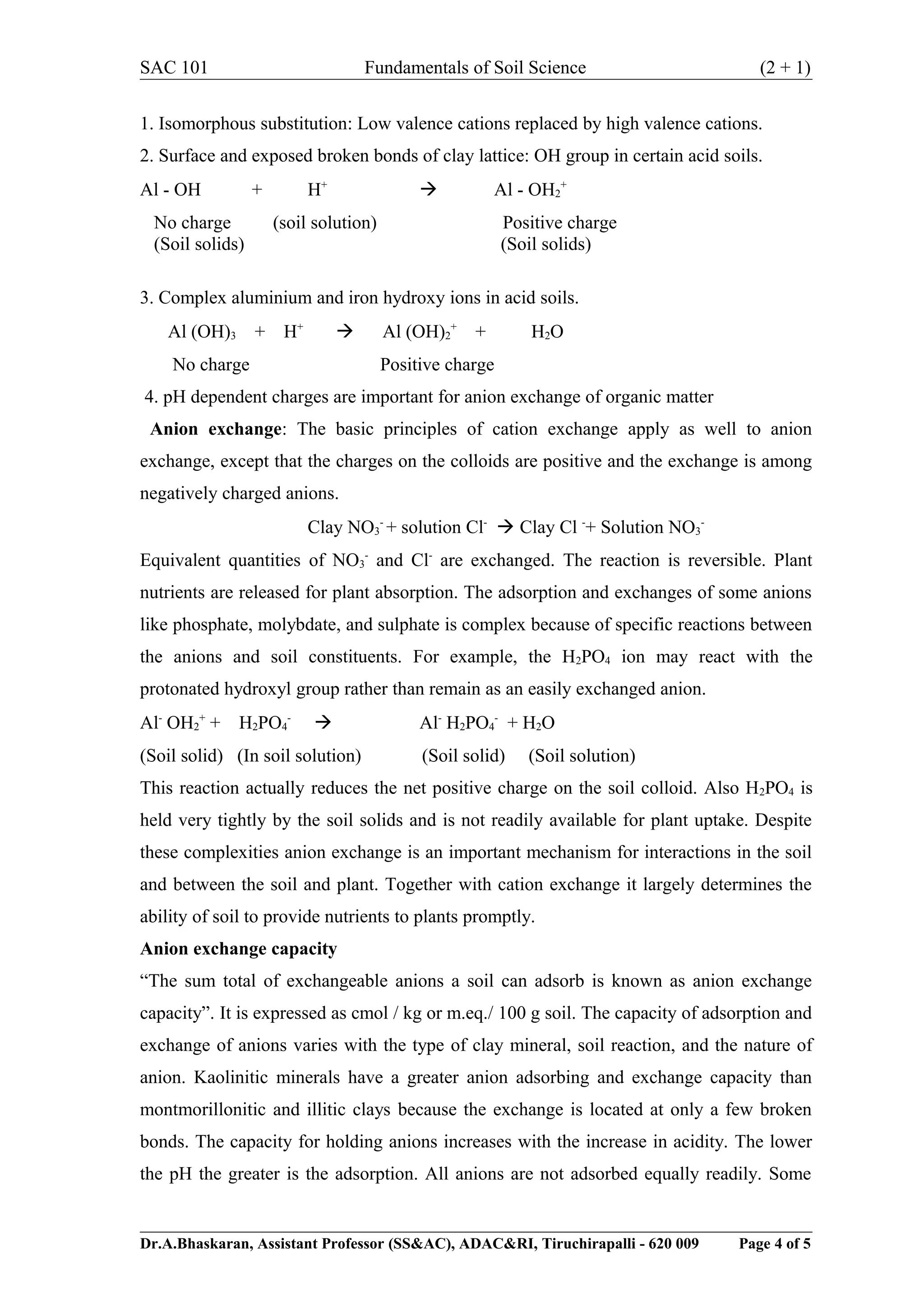 Ion exchange CEC | DOC