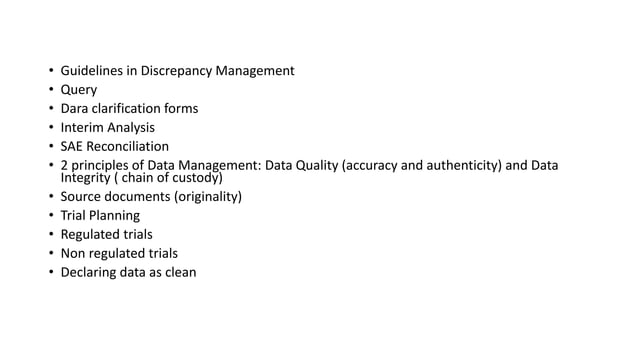 Clinical data management electronic data capture | PPTX
