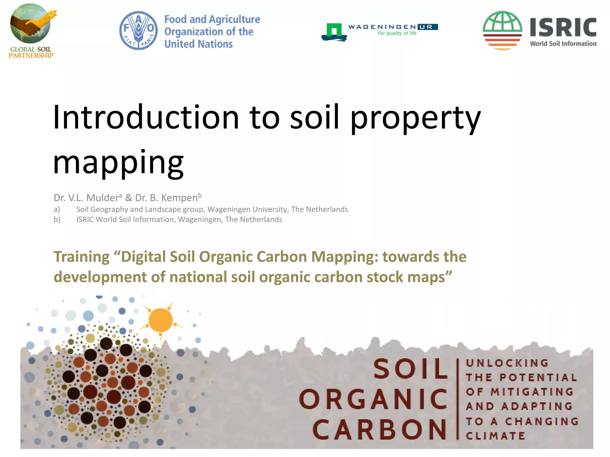 Introduction to soil property mapping | PDF