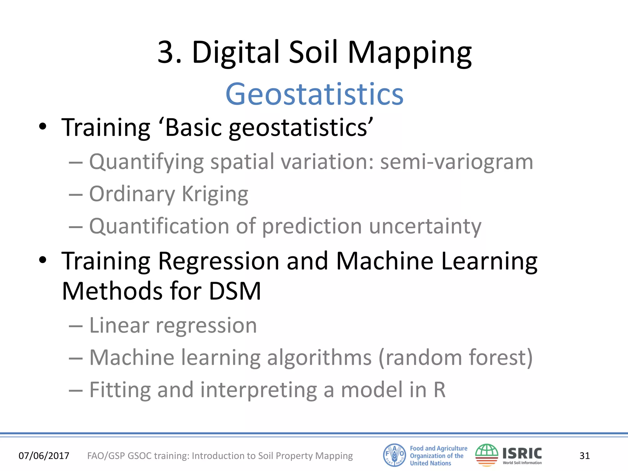 Introduction to soil property mapping | PDF